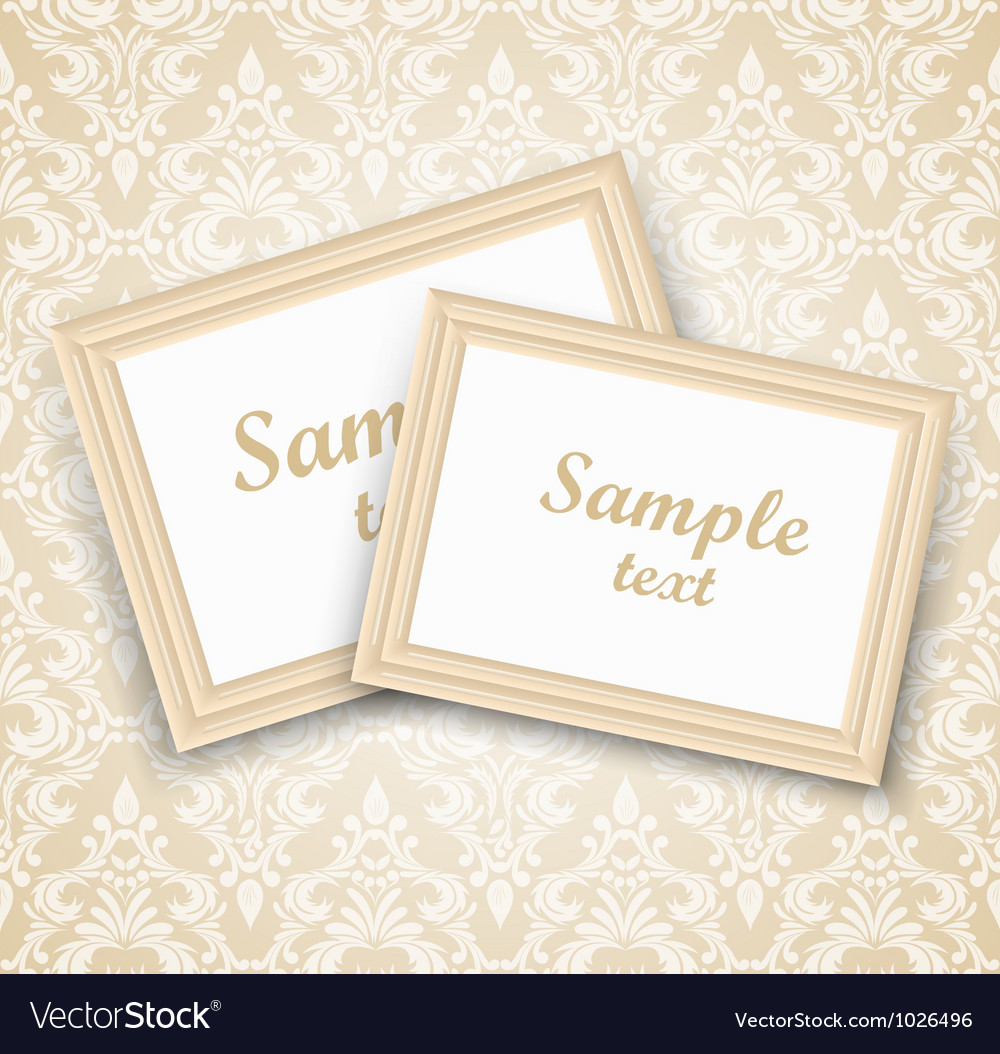 Background with frames Royalty Free Vector Image