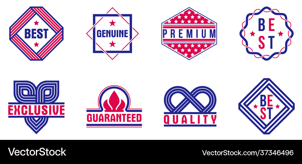 Badges and logos collection for different Vector Image