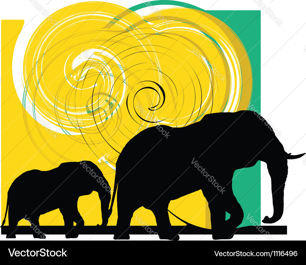 Elephant Royalty Free Vector Image - VectorStock