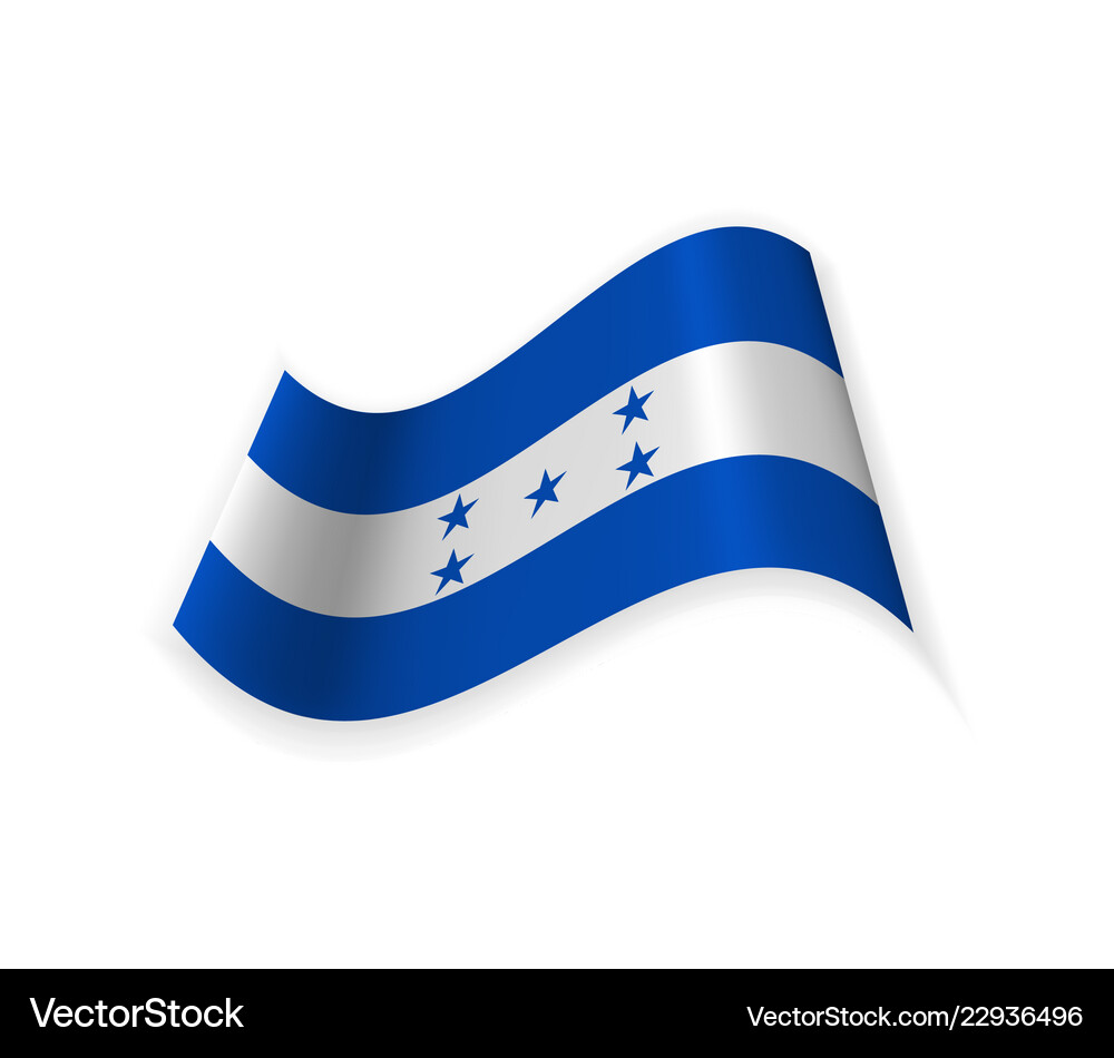 Flag of honduras Royalty Free Vector Image - VectorStock