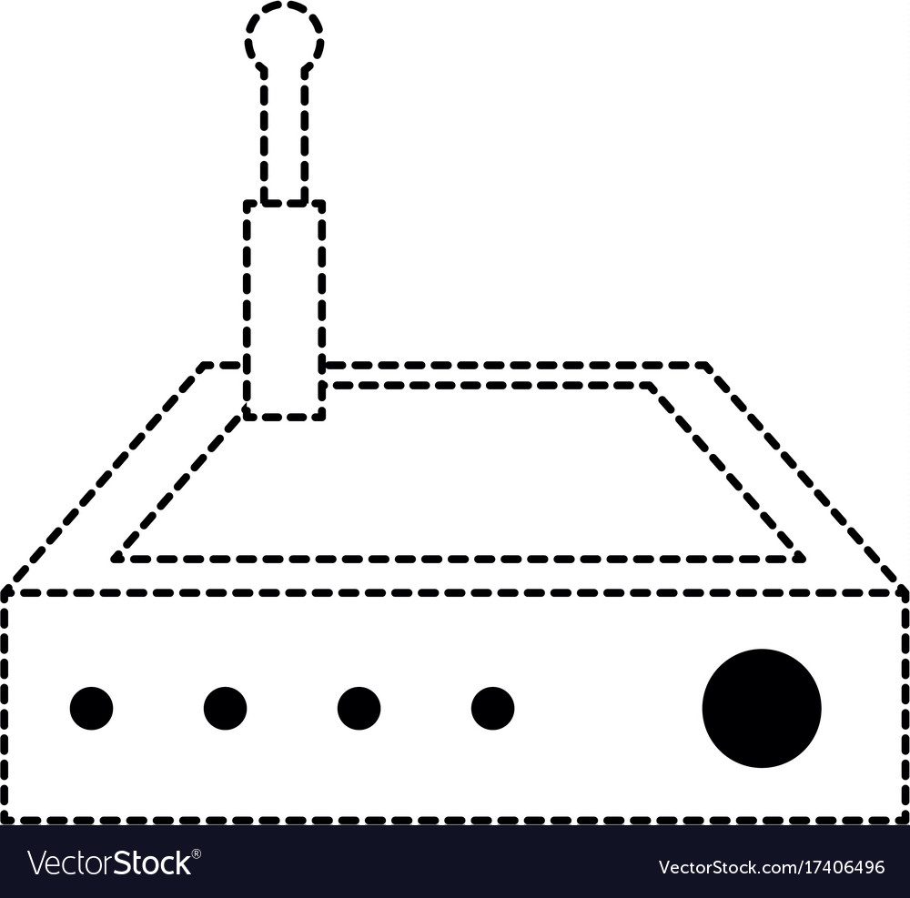 Router wifi isolated icon Royalty Free Vector Image