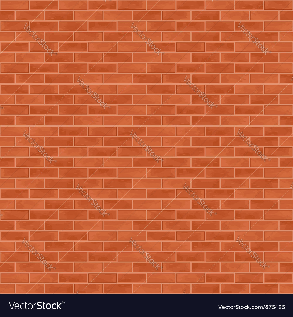 Seamless brick wall Royalty Free Vector Image - VectorStock