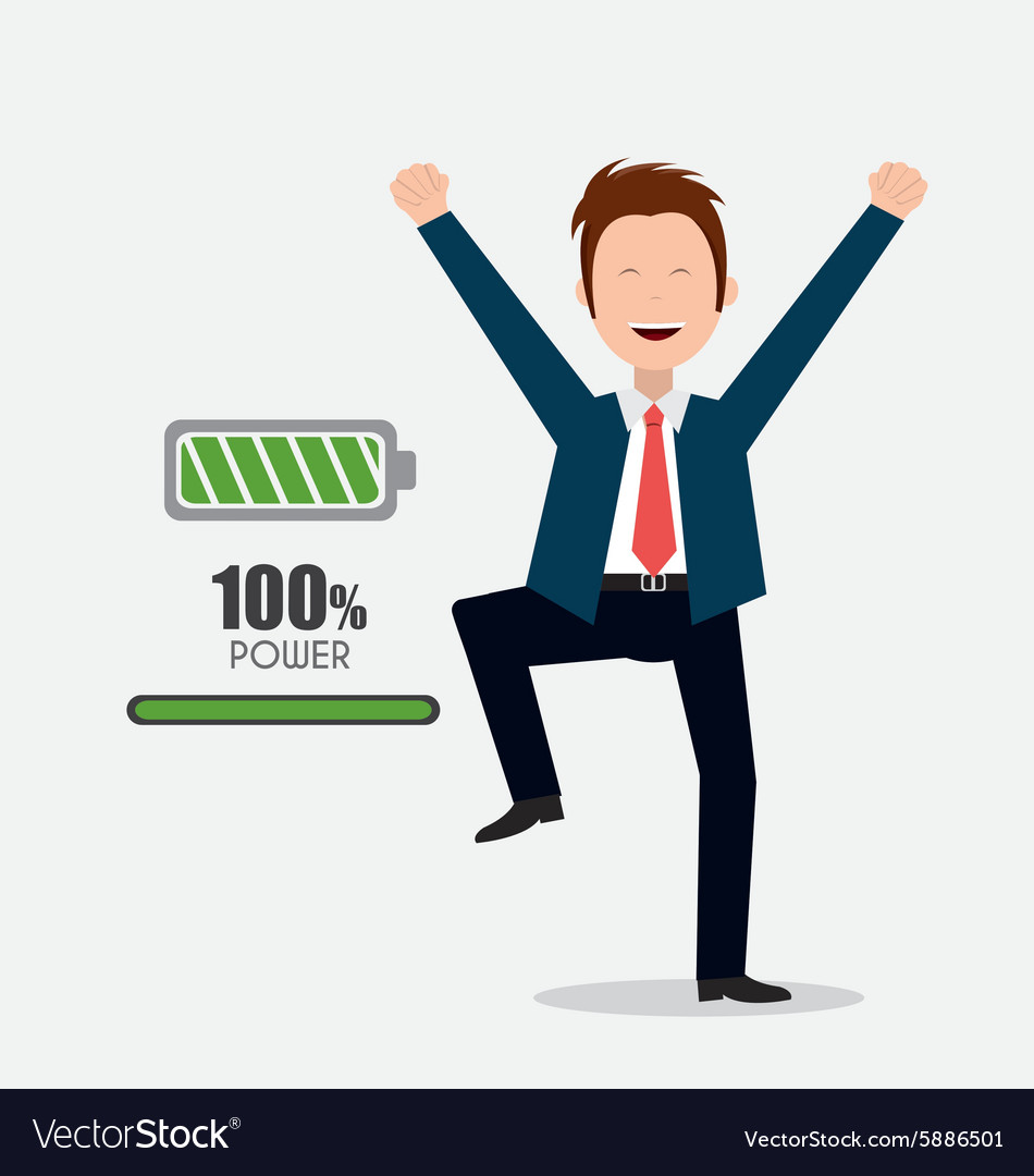 Battery design Royalty Free Vector Image - VectorStock