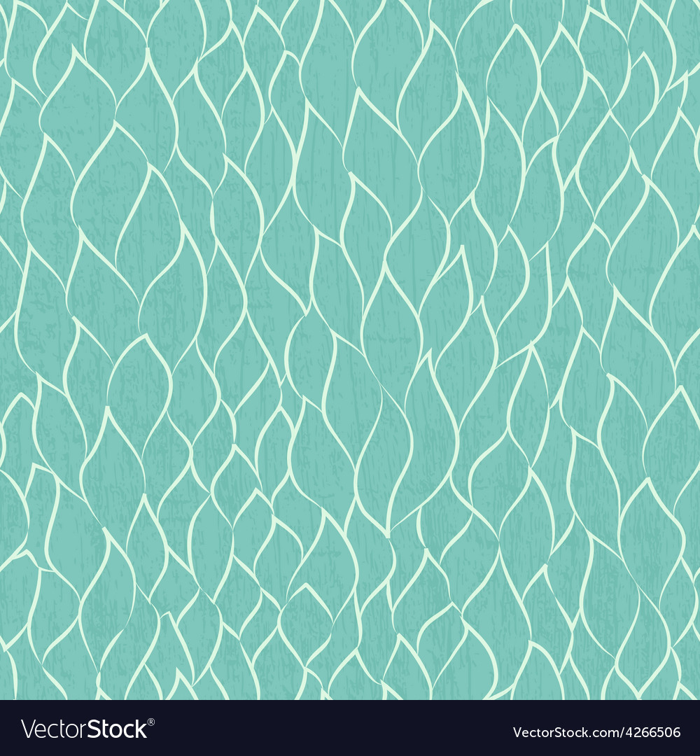 Abstract leafs seamless pattern Royalty Free Vector Image
