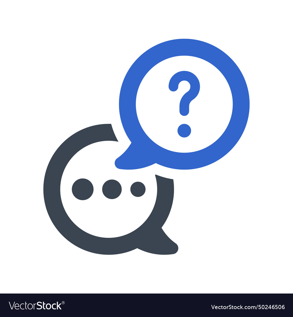 Ask answer icon Royalty Free Vector Image - VectorStock Ask answer icon Royalty Free Vector Image - VectorStock