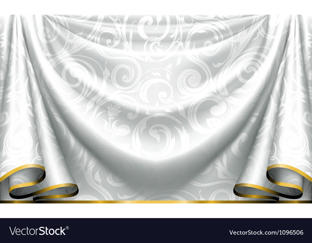 Curtain pattern Royalty Free Vector Image - VectorStock