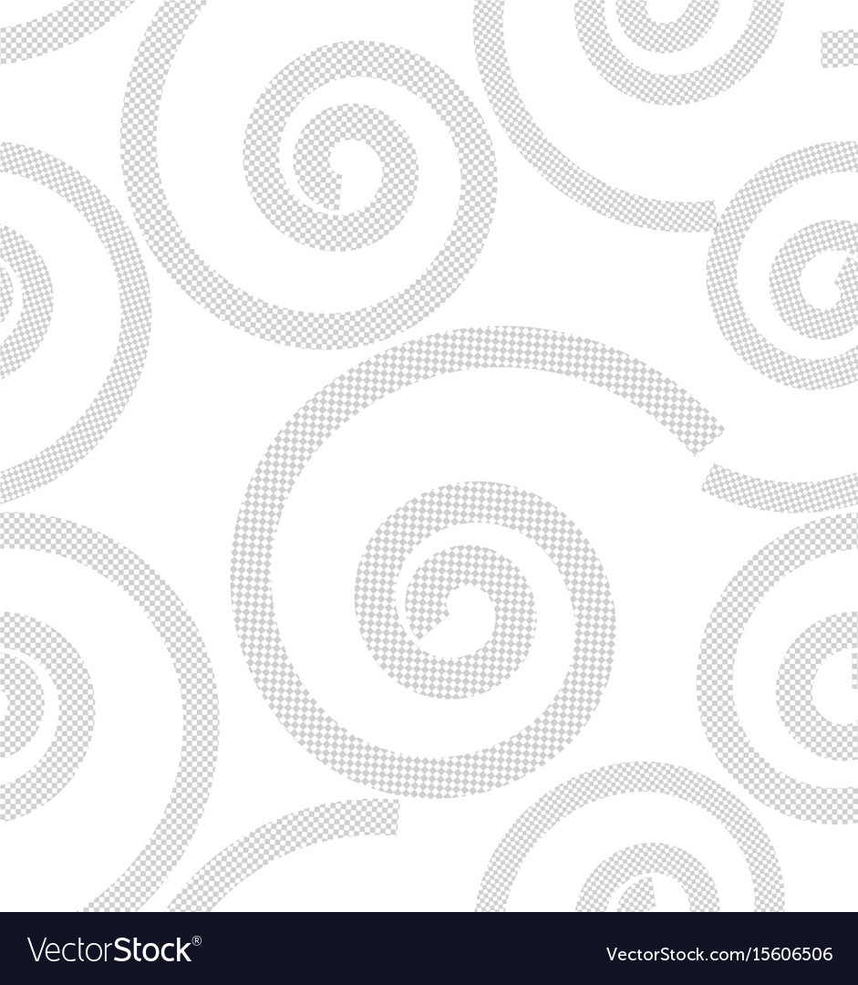 Pattern from spirals Royalty Free Vector Image