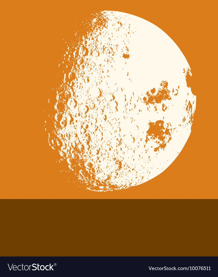 Moon Royalty Free Vector Image - VectorStock