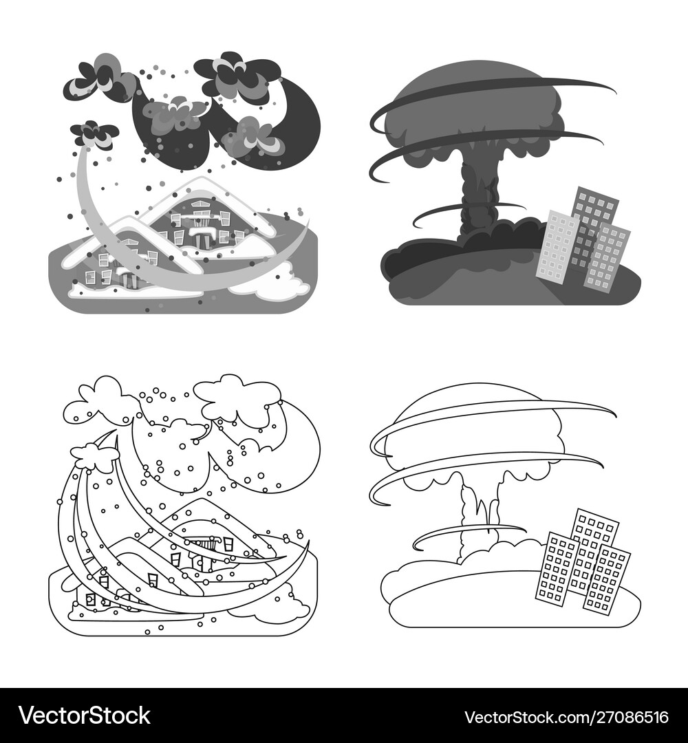 Design weather and distress sign Royalty Free Vector Image