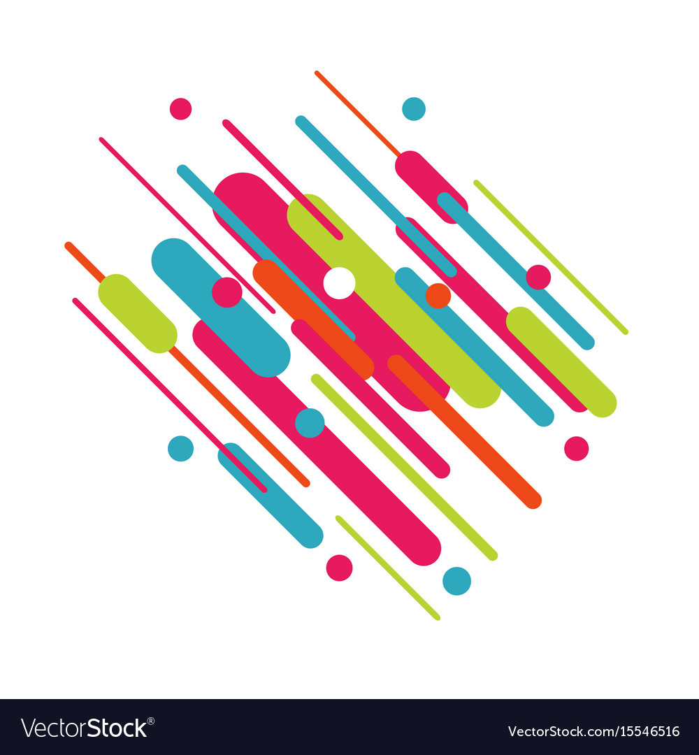 Geometric dynamic background Royalty Free Vector Image