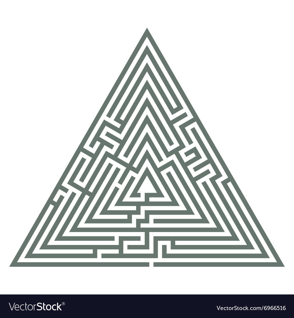Labyrinth Royalty Free Vector Image - VectorStock