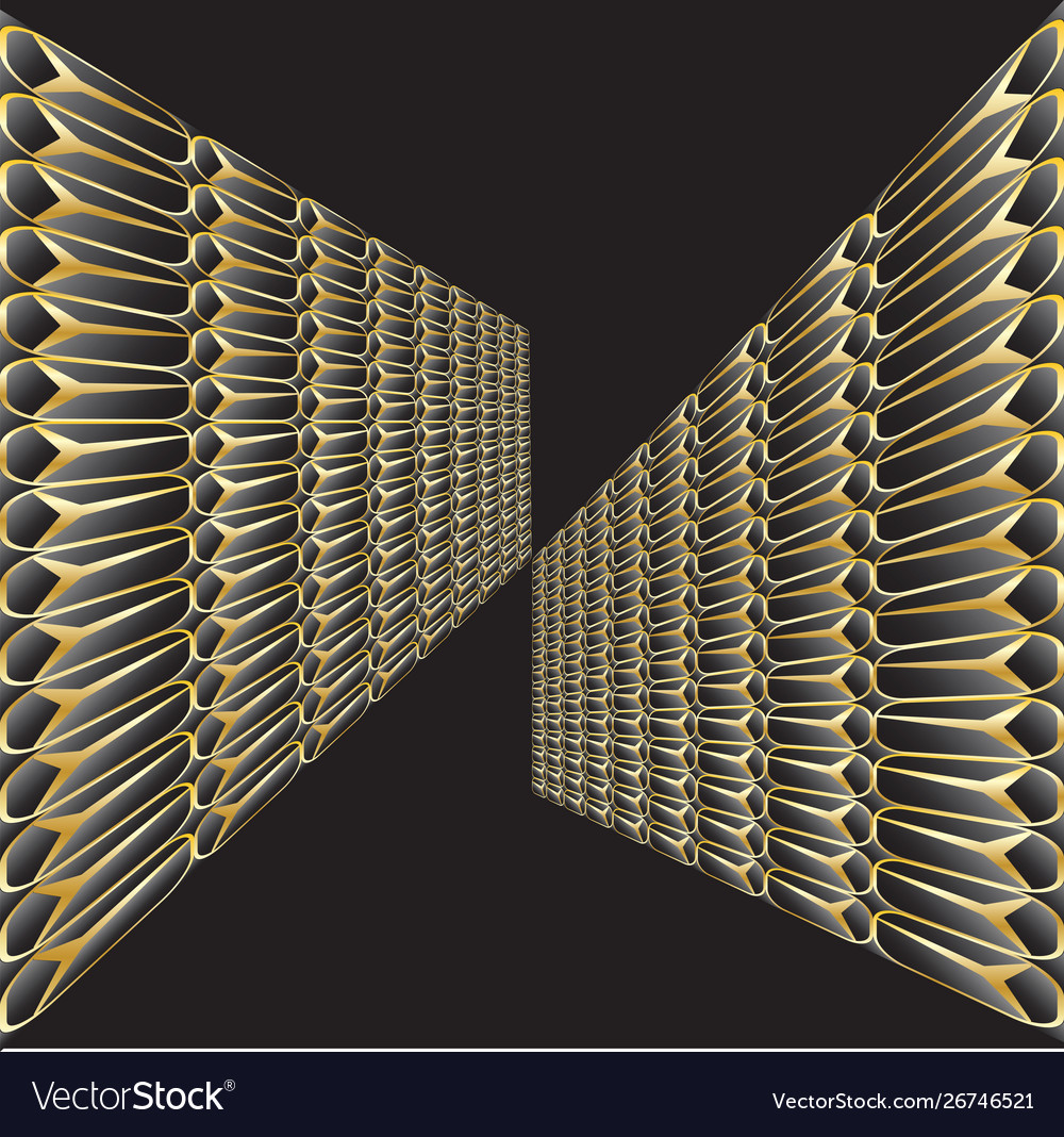 Abstract geometric shape Royalty Free Vector Image