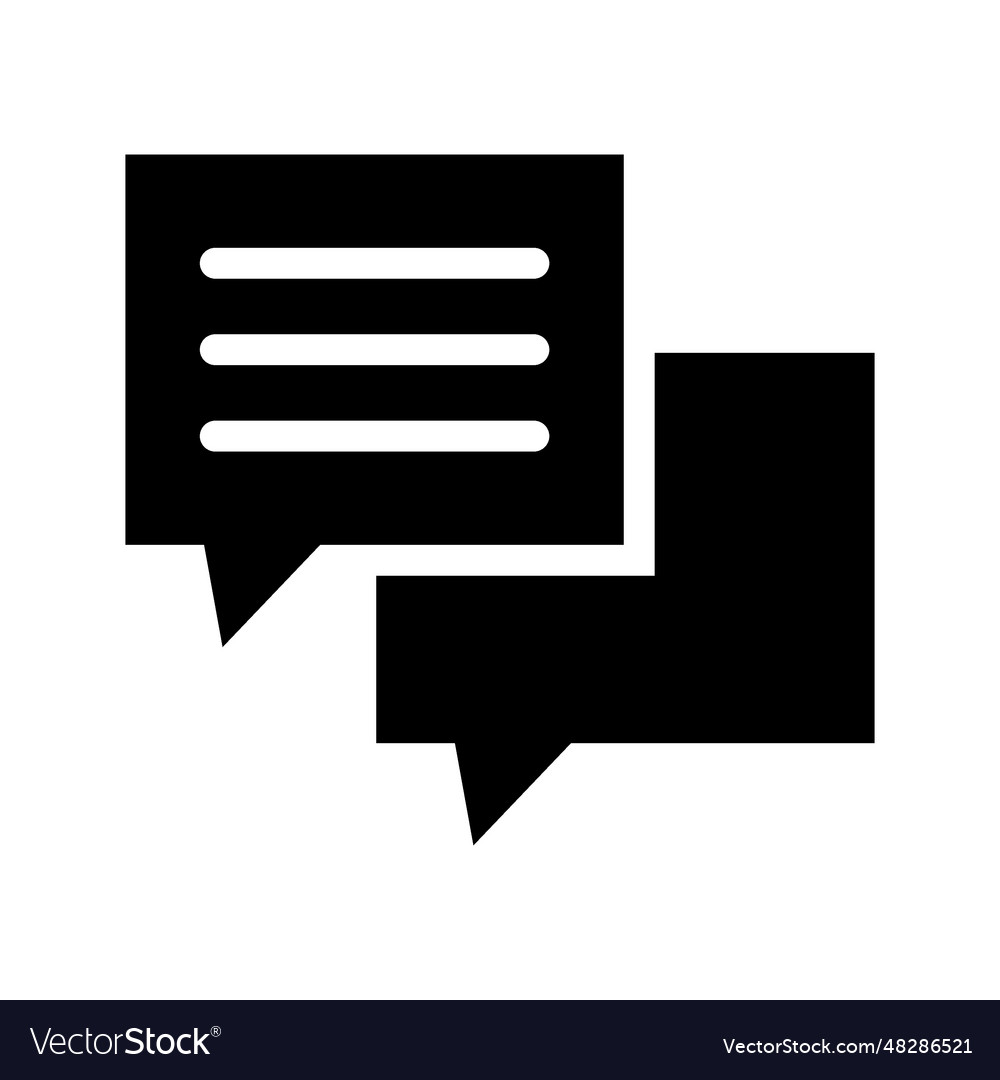 Chat icon Royalty Free Vector Image - VectorStock