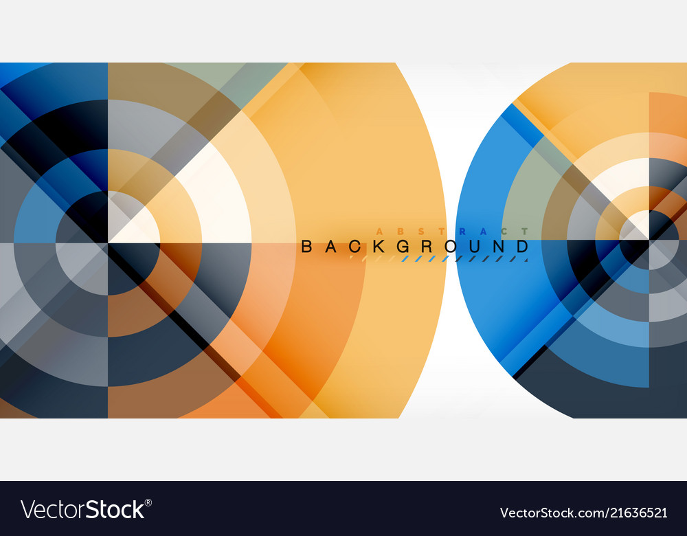 Circle abstract background Royalty Free Vector Image
