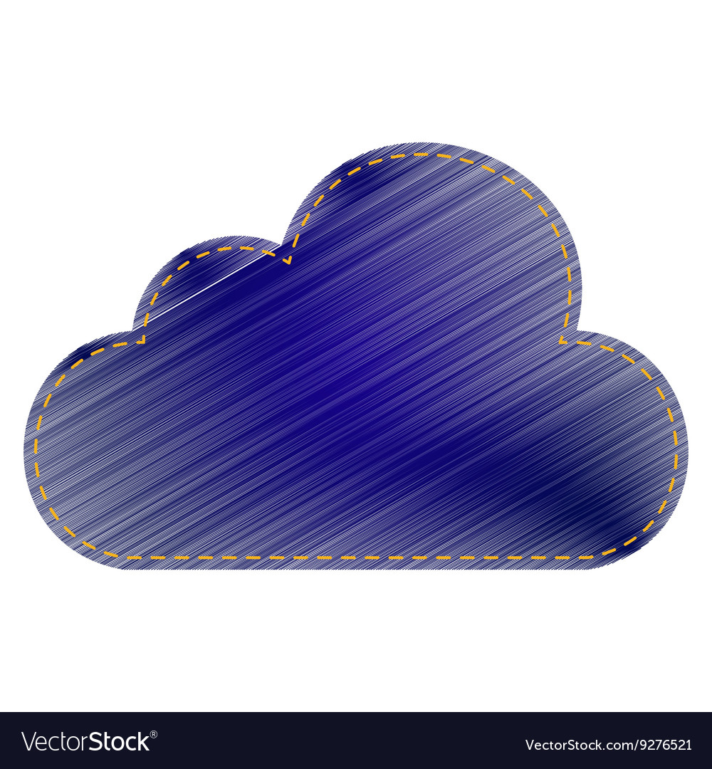 Cloud sign Royalty Free Vector Image - VectorStock