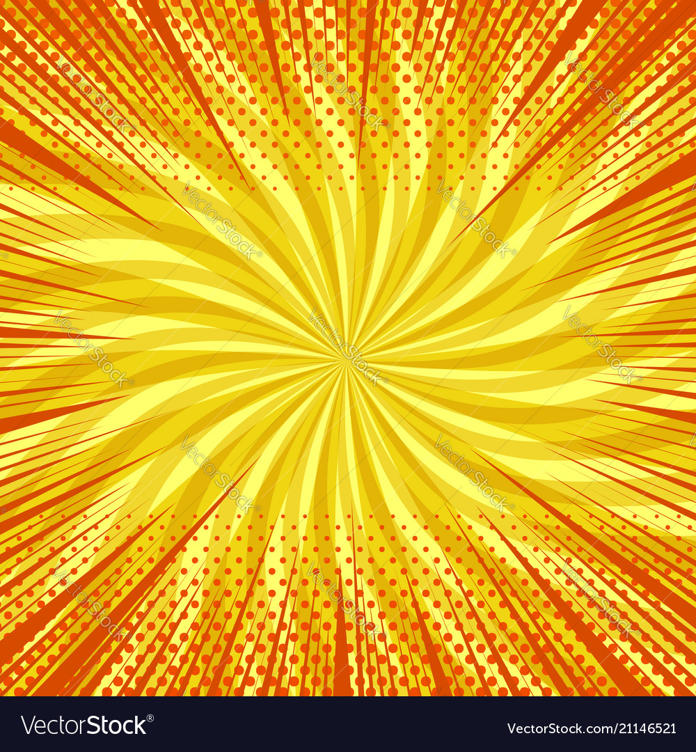 Comic page explosive template Royalty Free Vector Image