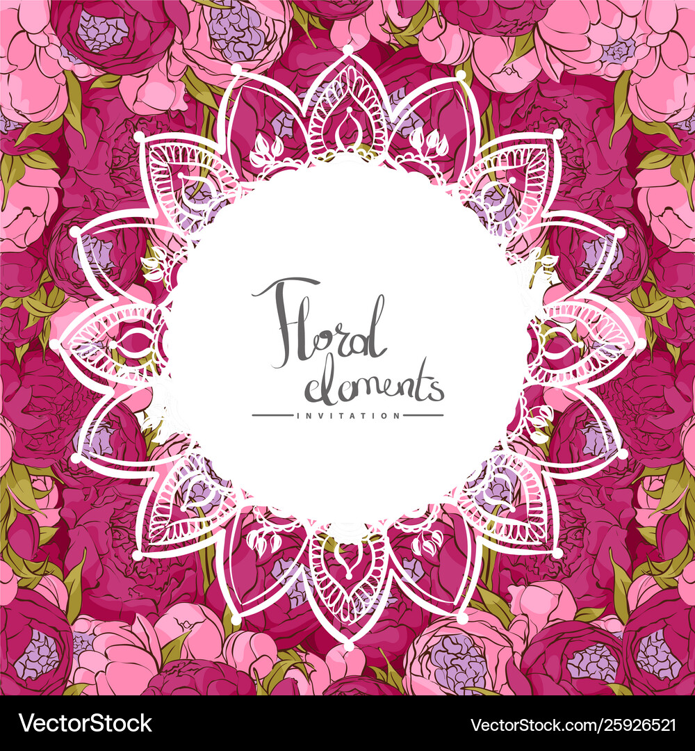 Loral pattern background Royalty Free Vector Image