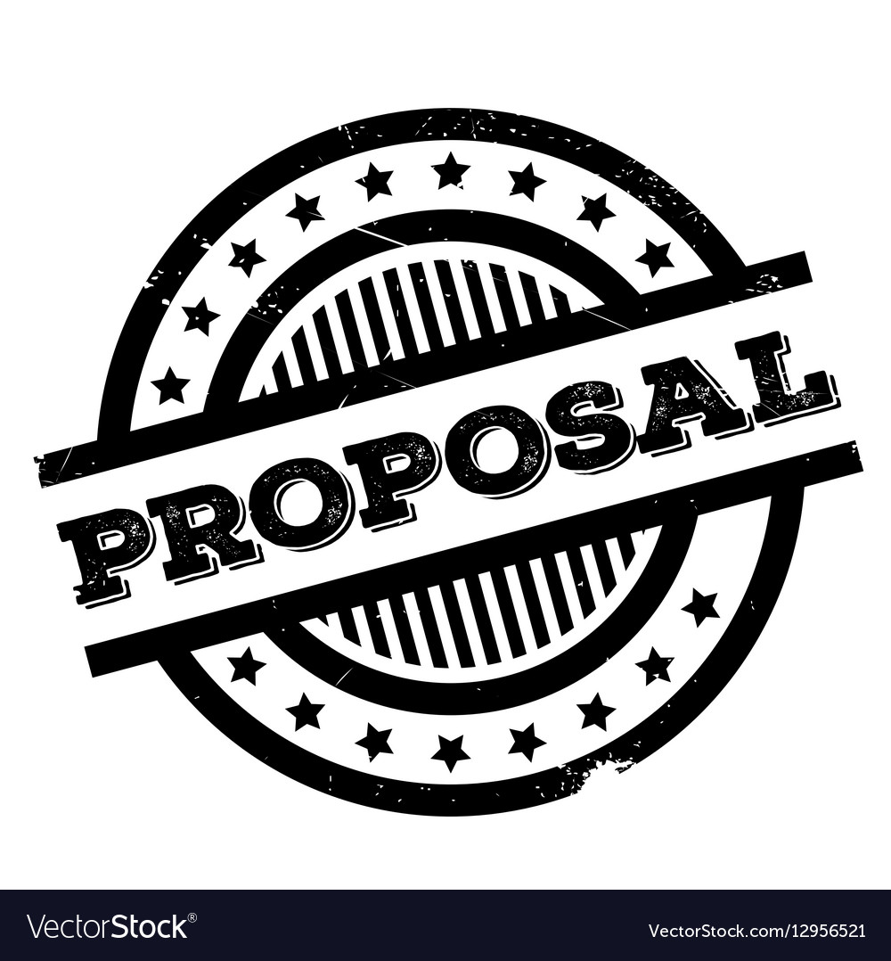 Proposal rubber stamp Royalty Free Vector Image