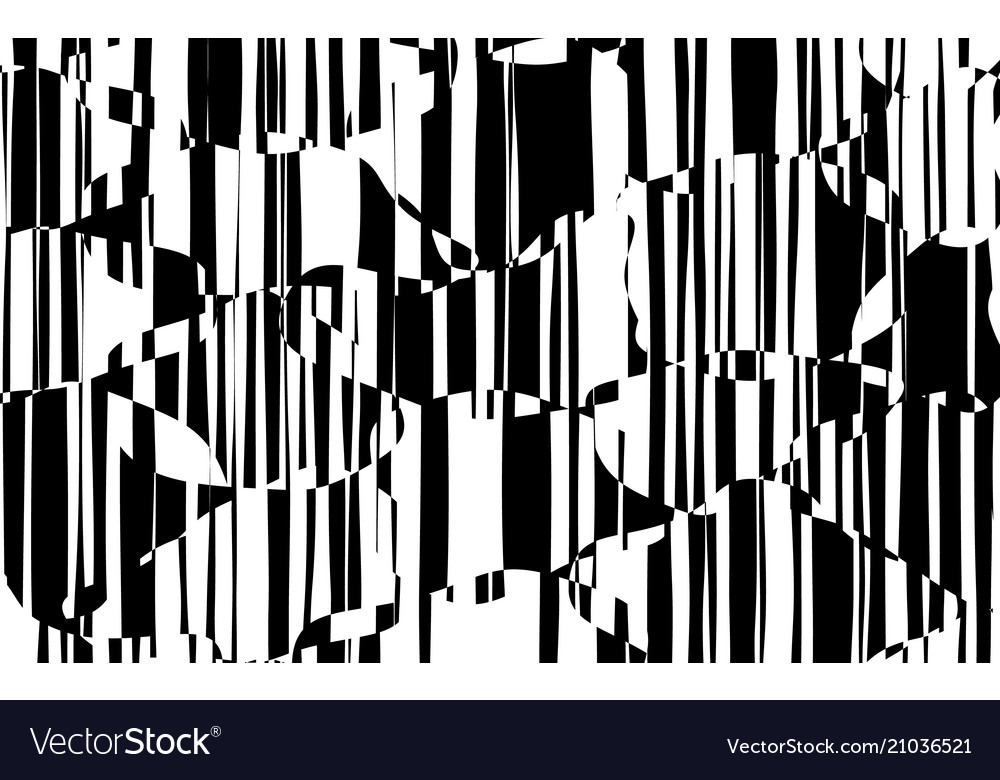 Random chaotic lines abstract geometric pattern Vector Image