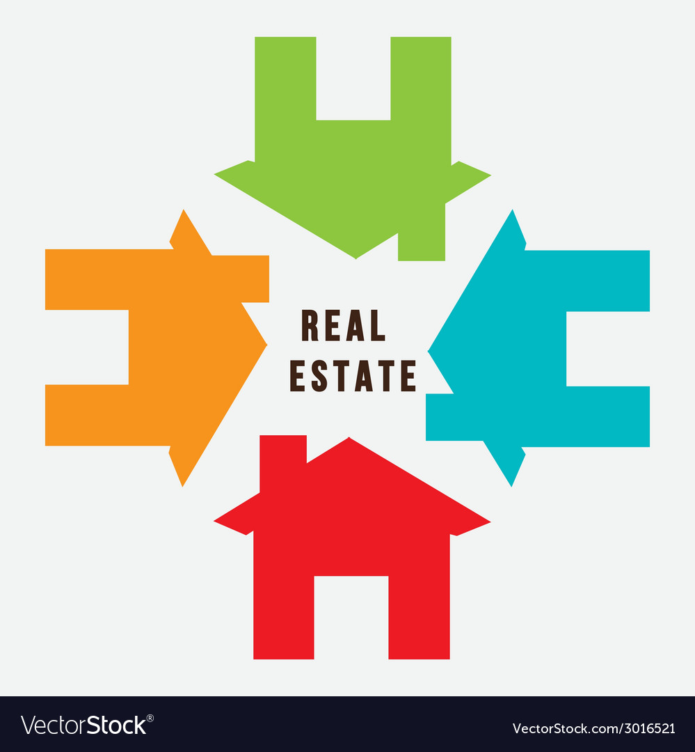 Real state design Royalty Free Vector Image - VectorStock