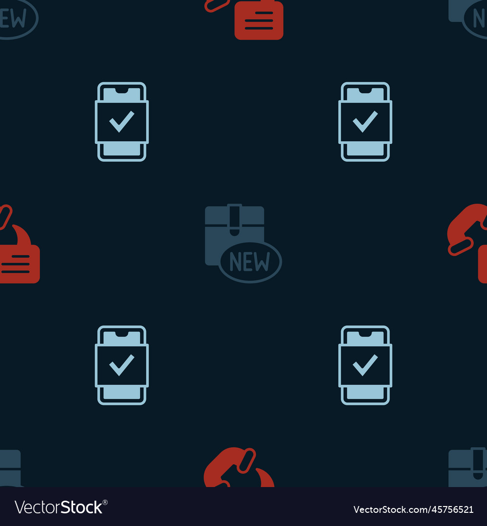 Set telephone 24 hours support new collection and Vector Image