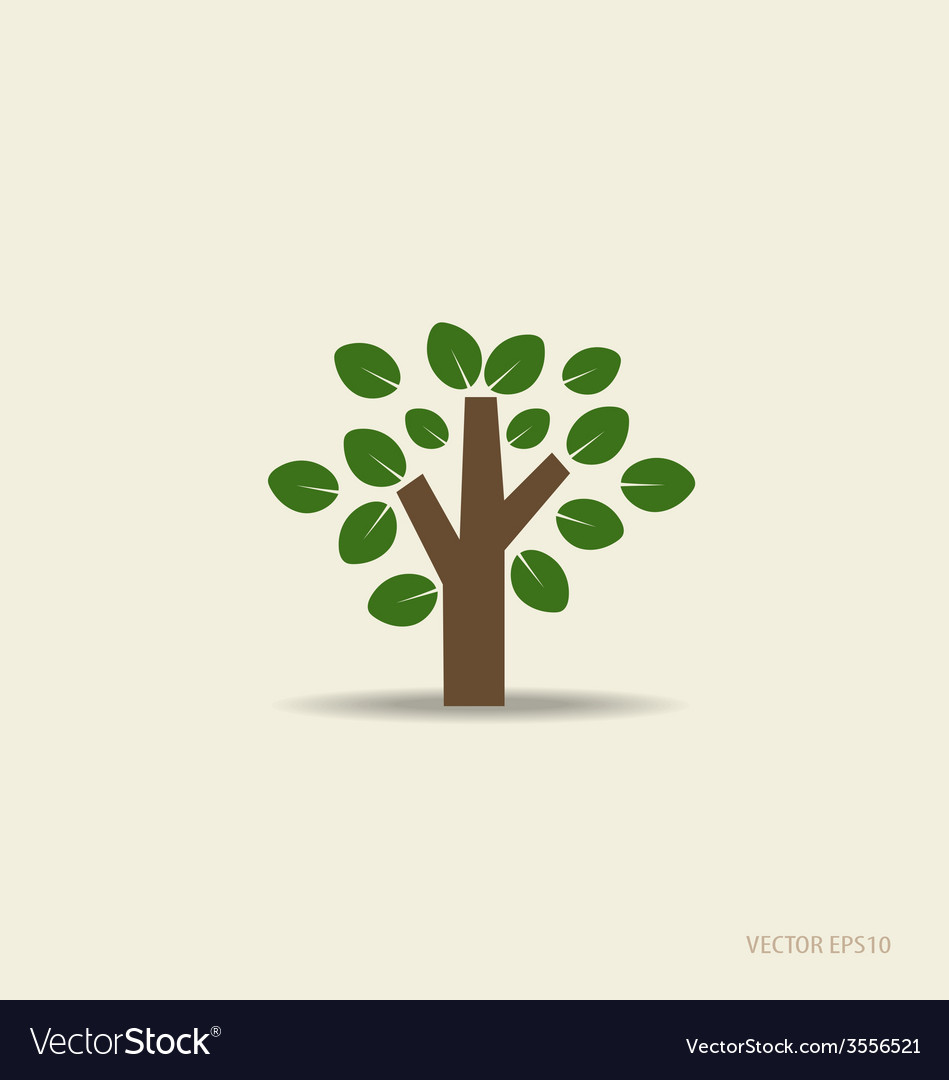 Stylized tree Royalty Free Vector Image - VectorStock