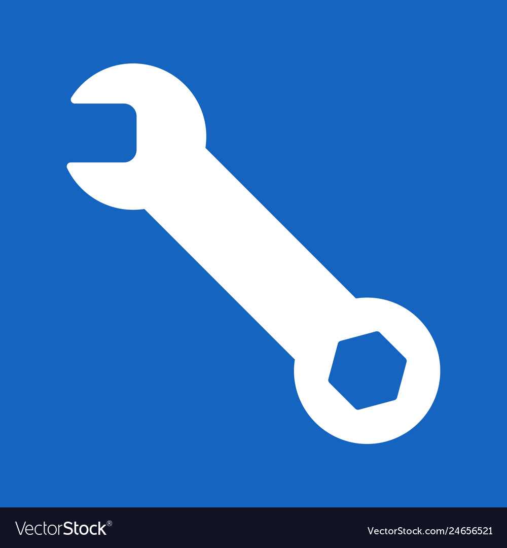 Wrench icon Royalty Free Vector Image - VectorStock