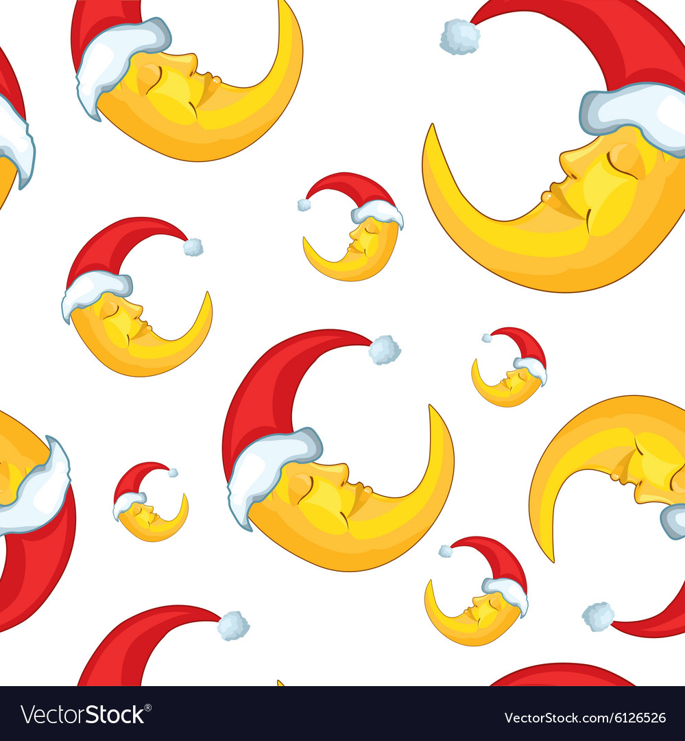 Cresent moon pattern design Royalty Free Vector Image