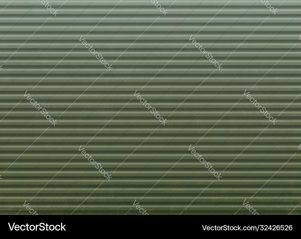 Metal background with a pattern steel green wall Vector Image