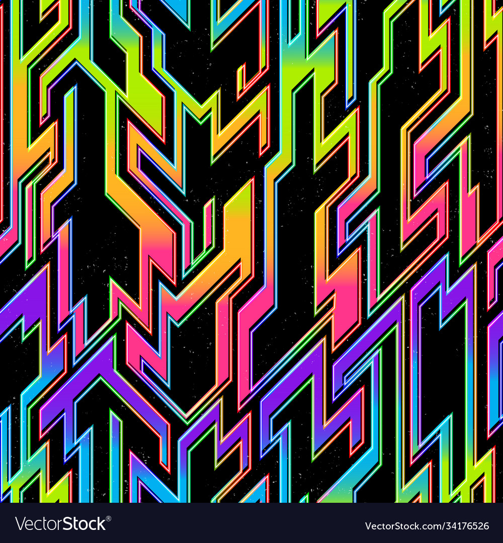 Space geometric pattern with background Royalty Free Vector