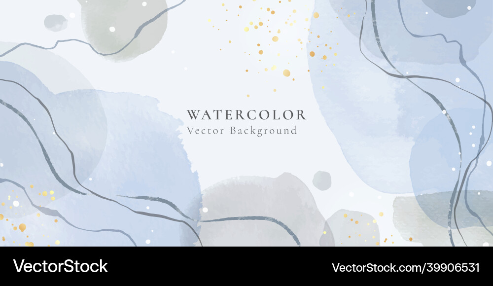 Abstract dusty blue and pastel grey liquid Vector Image