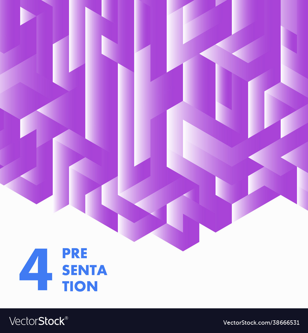 Abstract pattern creative geometry graphic Vector Image