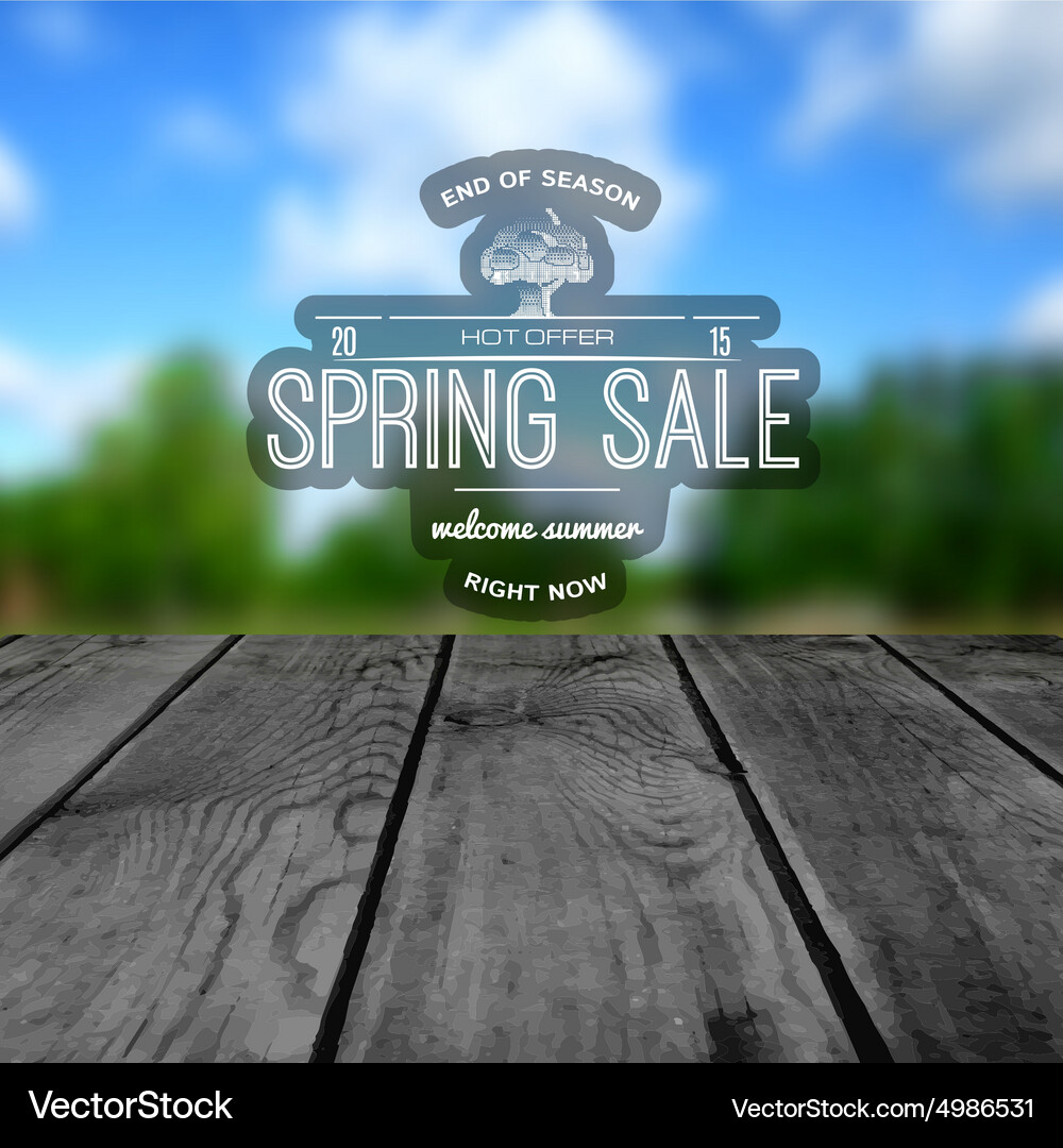 Spring sale badges logos and labels for any use Vector Image