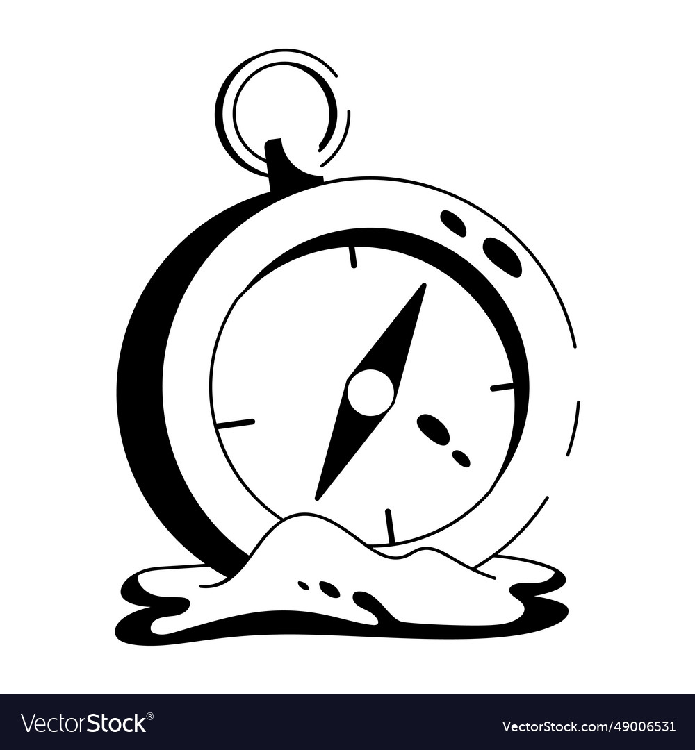 Travel Compass Royalty Free Vector Image Vectorstock