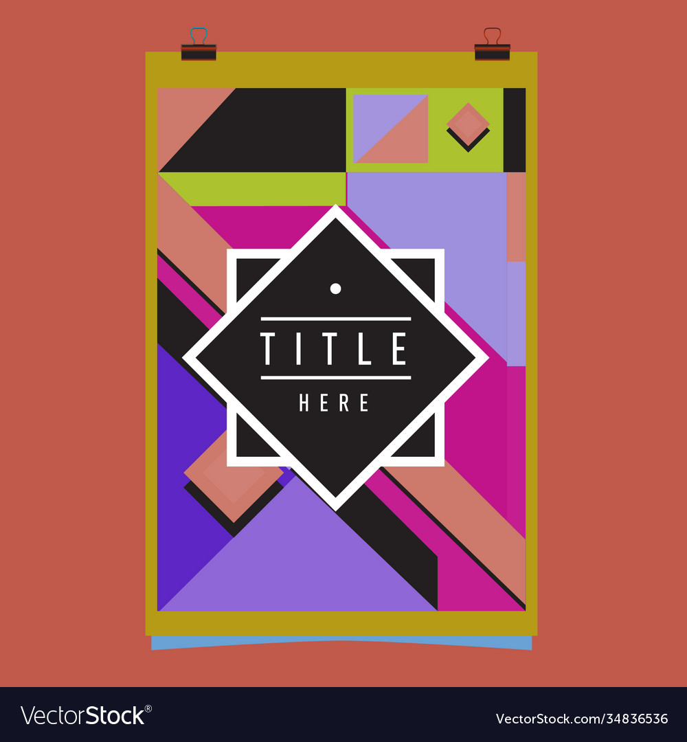 Abstract colorful geometric pattern background Vector Image Abstract colorful geometric pattern background Vector Image