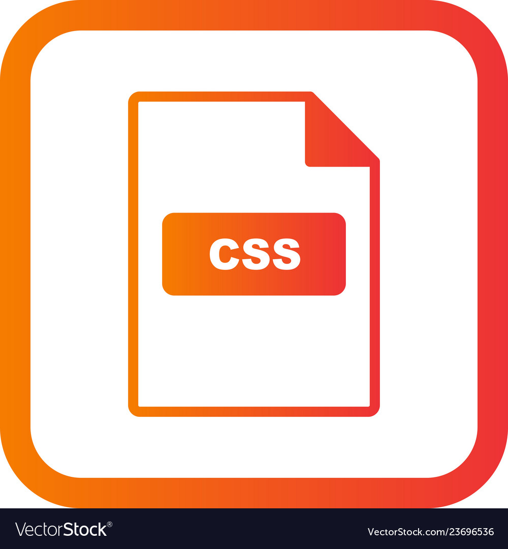 Css icon Royalty Free Vector Image - VectorStock
