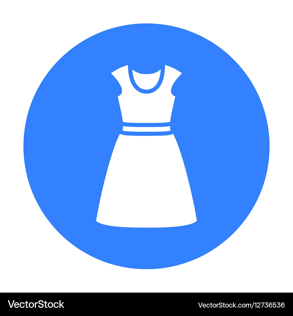 Dress icon of for web Royalty Free Vector Image
