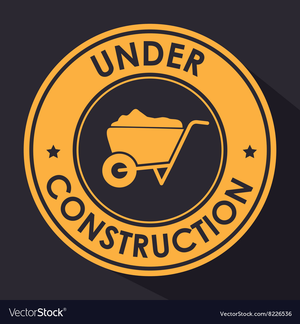 Under construction design Royalty Free Vector Image