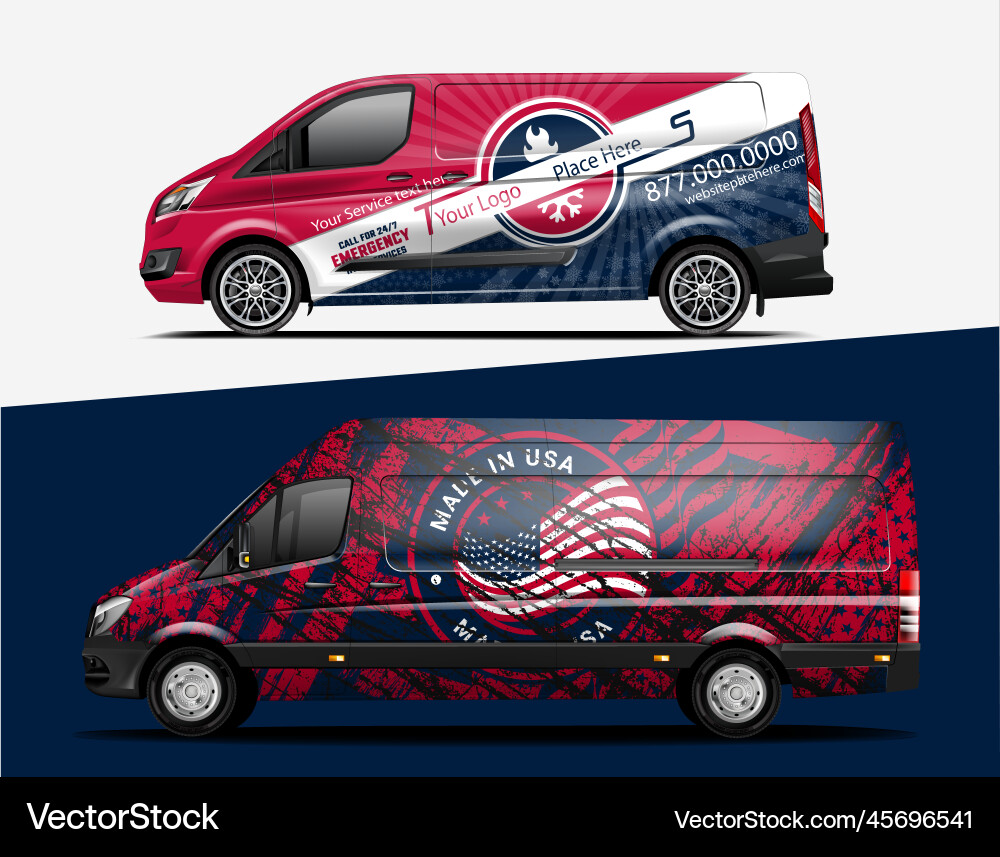 Car wrap abstract stripe for your vehicle wrap de Vector Image