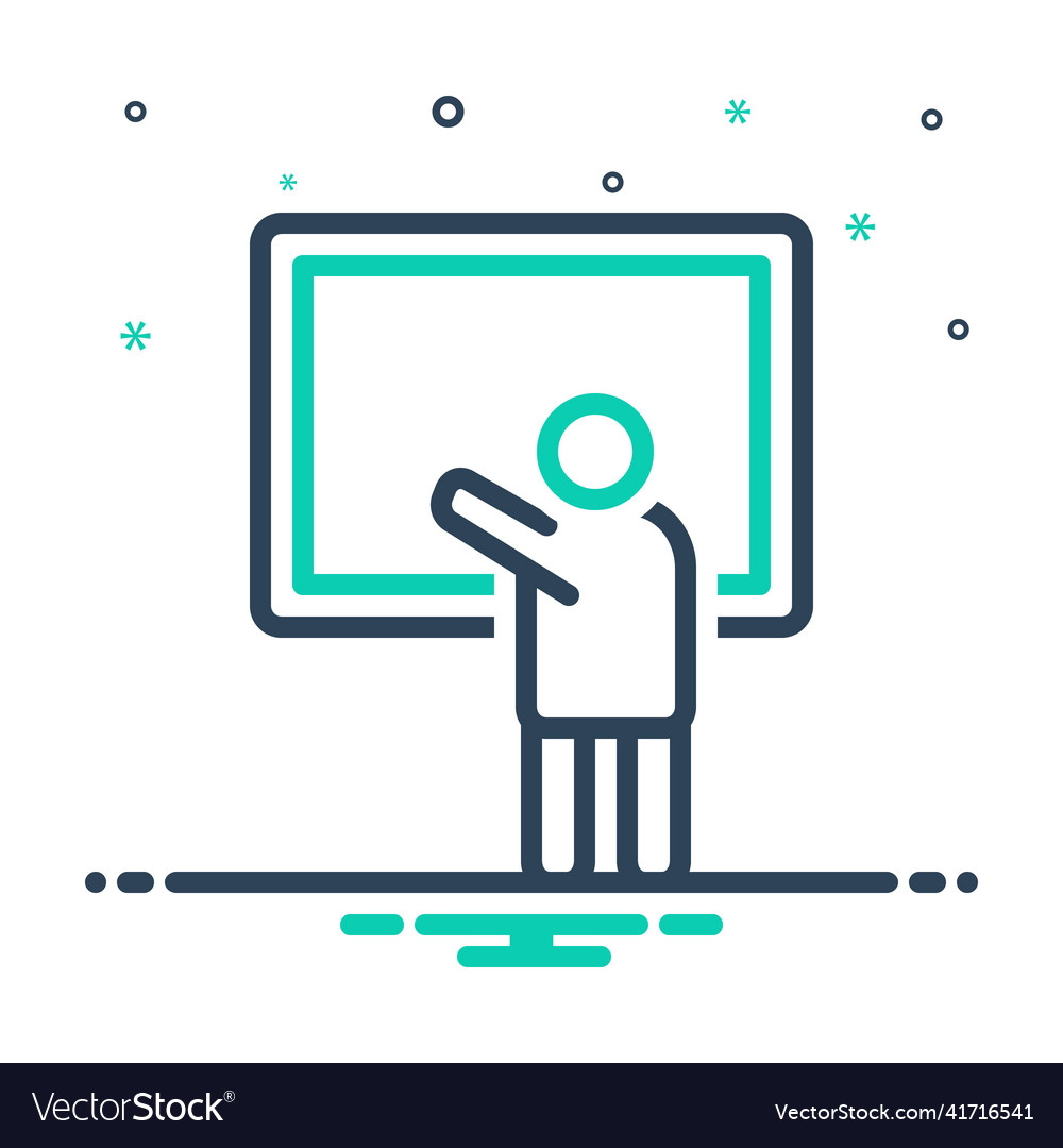 Presenting Royalty Free Vector Image - VectorStock Presenting Royalty Free Vector Image - VectorStock