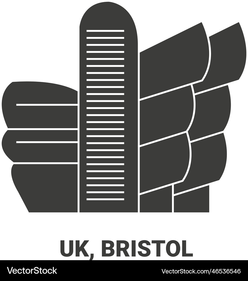 England bristol travel landmark Royalty Free Vector Image