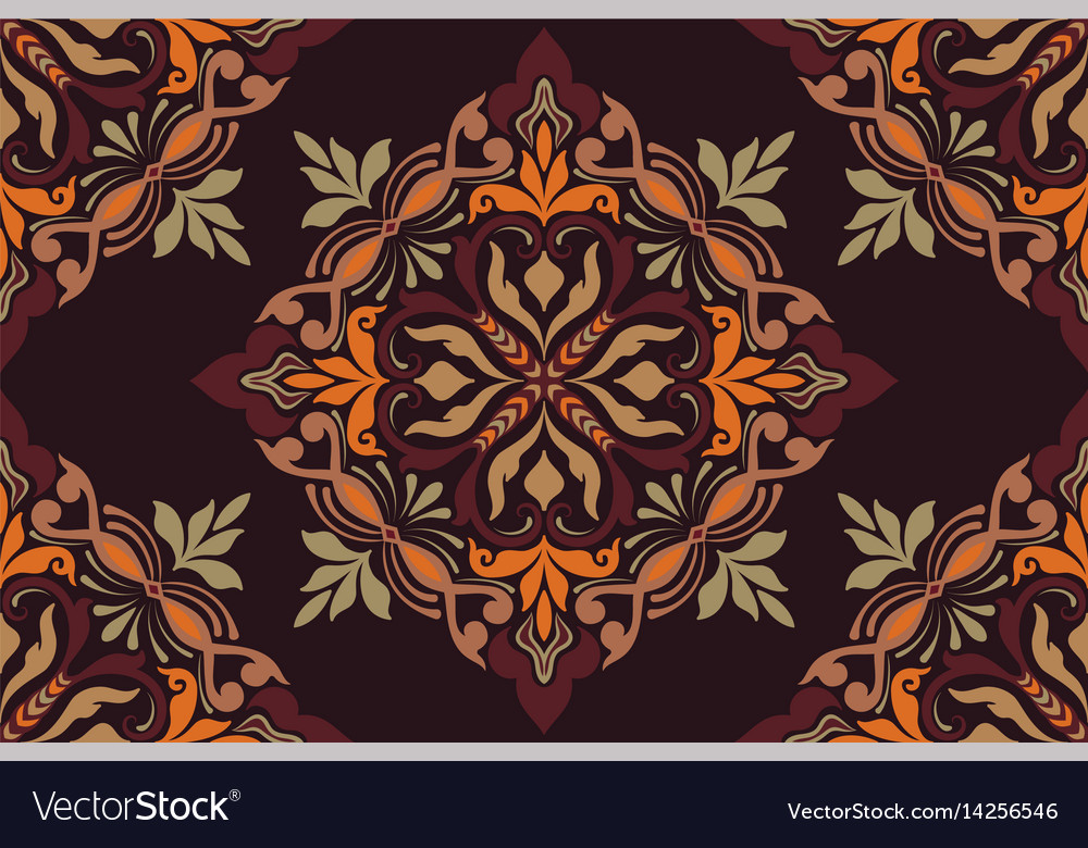 Floral seamless pattern element Royalty Free Vector Image