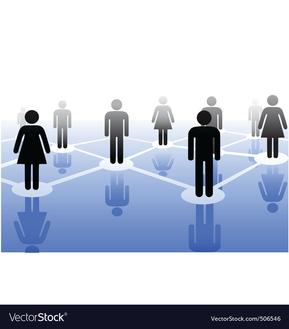 Human Connection Royalty Free Vector Image - VectorStock