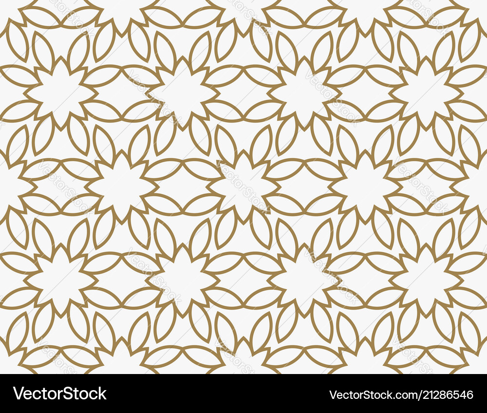 Modern luxury geometrical ornaments with lines Vector Image