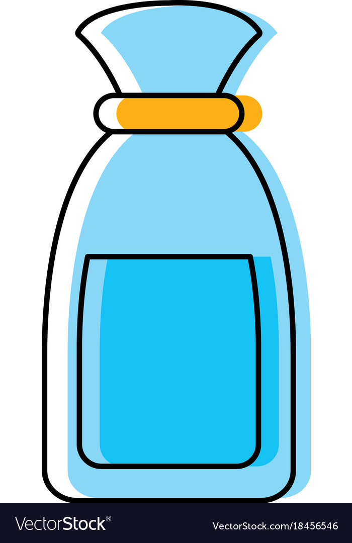 Small plastic bottle Royalty Free Vector Image