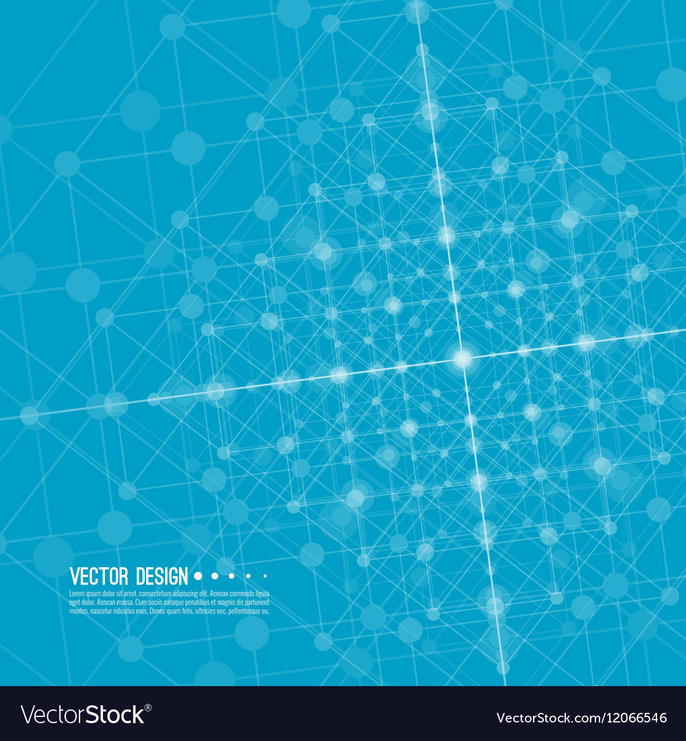 Virtual abstract background Royalty Free Vector Image