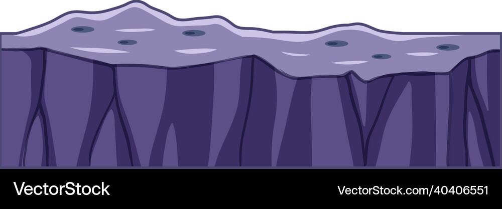 Stalactite stalagmite in cartoon style Royalty Free Vector