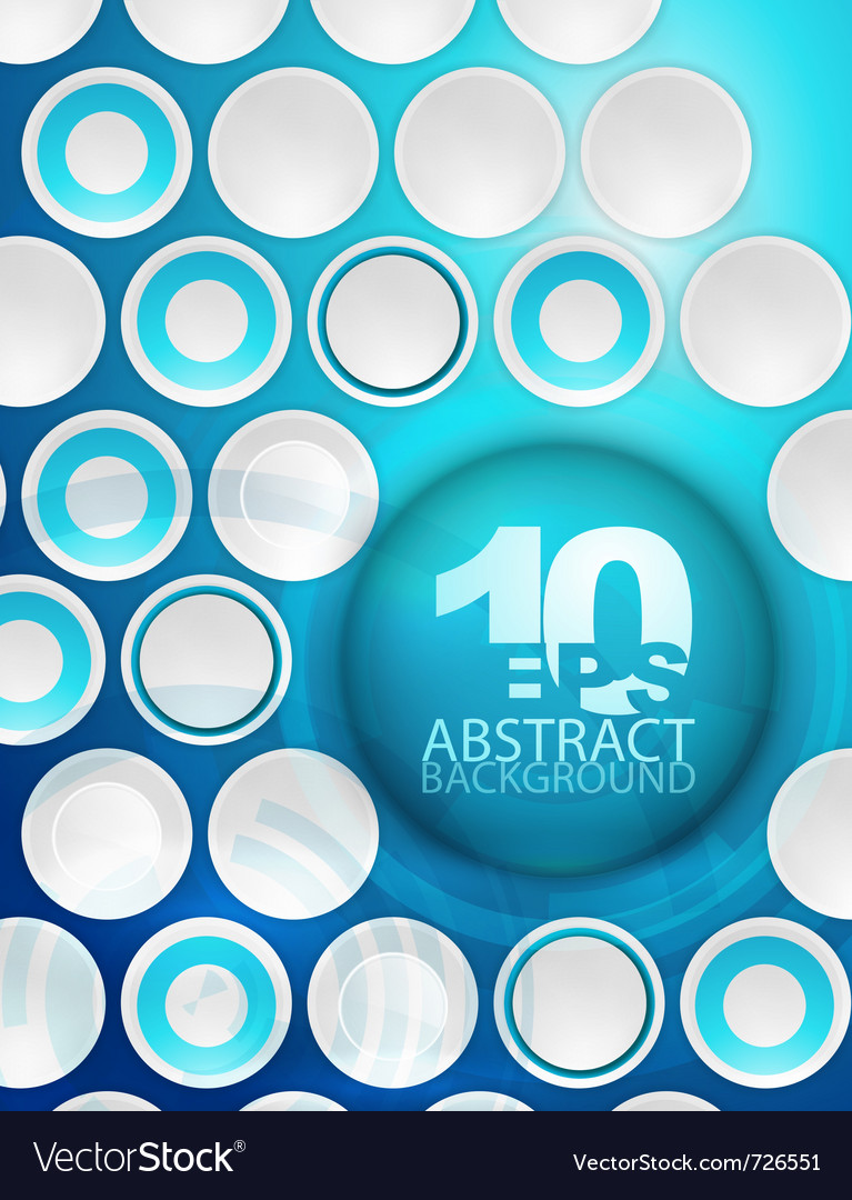 Techno circle background Royalty Free Vector Image