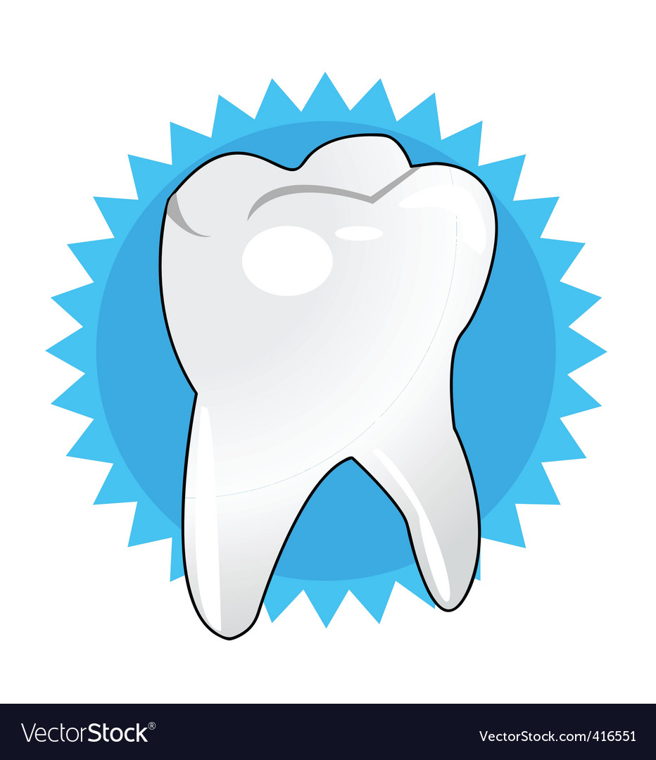 Tooth background Royalty Free Vector Image - VectorStock