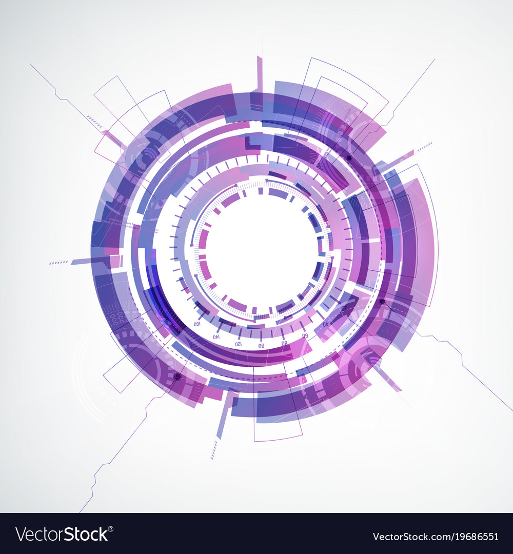 Virtual technology background Royalty Free Vector Image